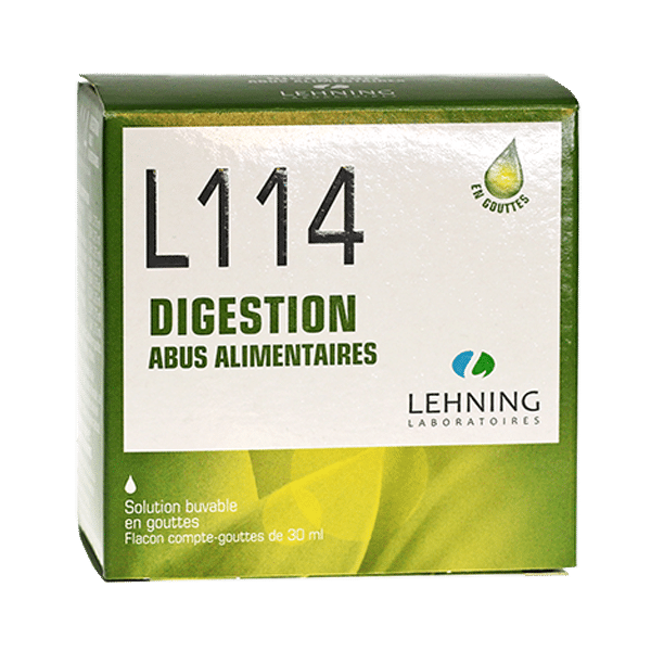 L114 - DIGESTION, 30 ml - LEHNING - Pharmacie du Bocage